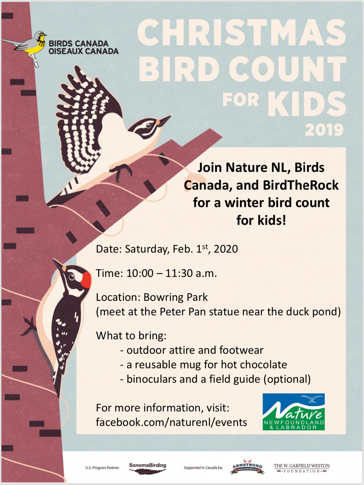 Winter Bird Count for Kids (2020) | Bird⋅The⋅Rock